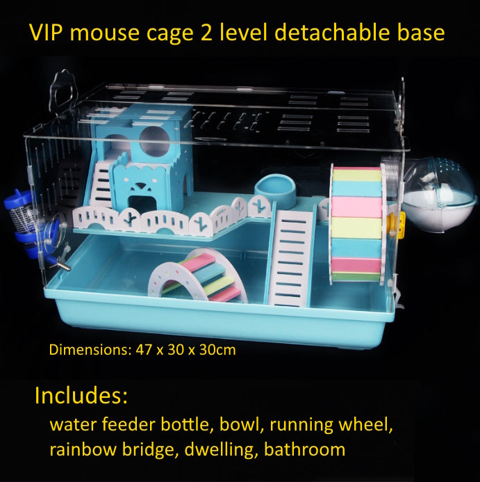 Mouse Cage VIP Series 3 Detachable Base SBP1 – Metal and Resin