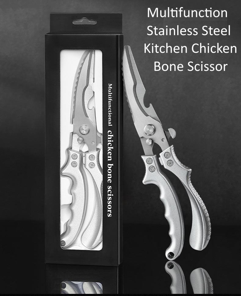 Kitchen Chicken Bone Cutting Scissor – Metal and Resin
