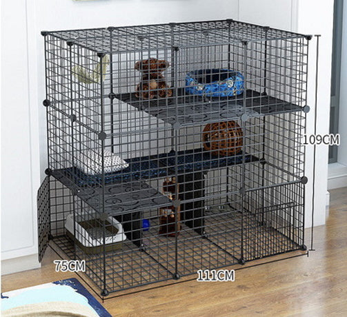DIY Cage Large 3 level Black or White – Metal and Resin